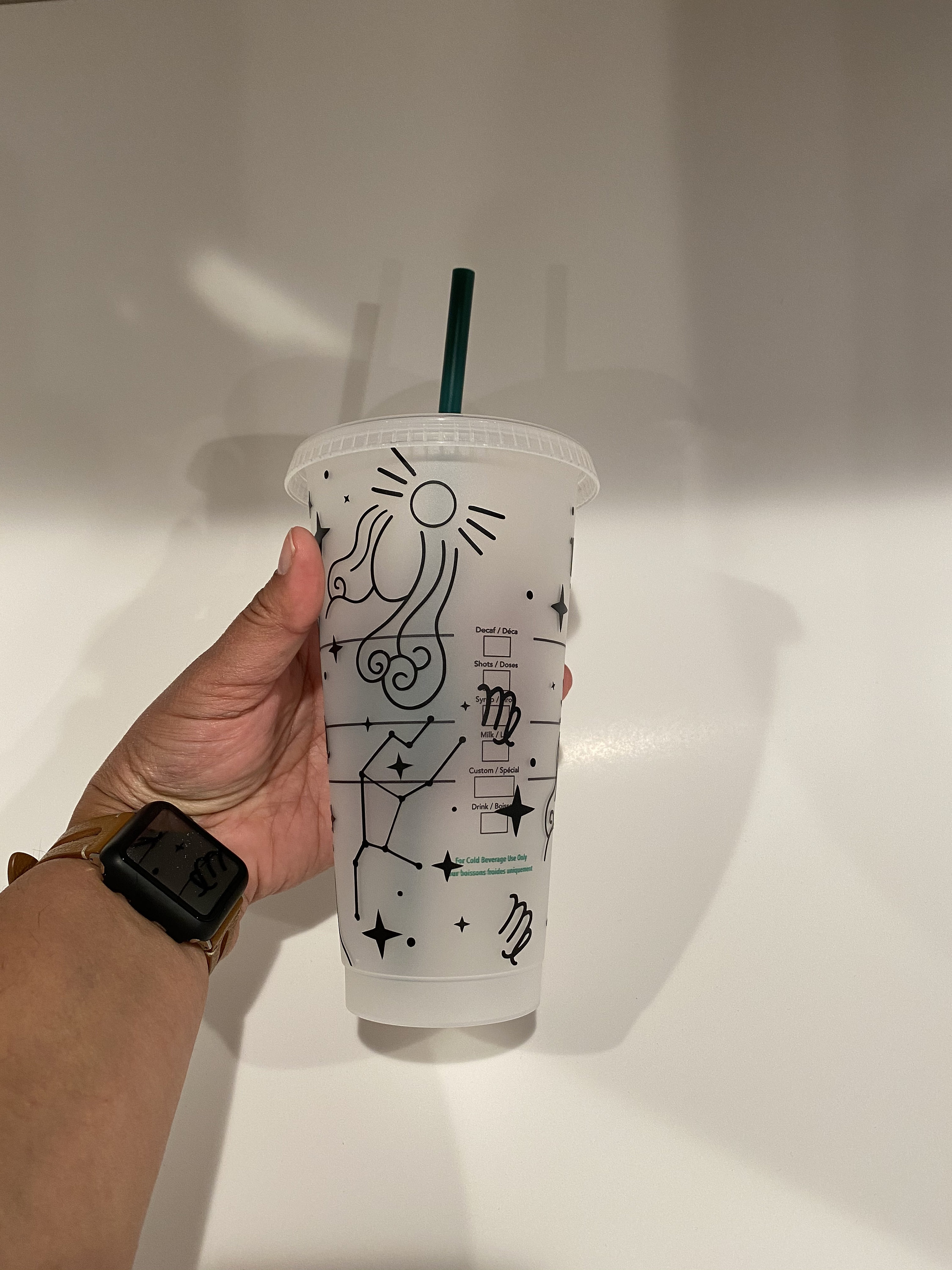 Virgo Zodiac Tumbler Virgo Starbucks Cup Astrology Gifts | Etsy