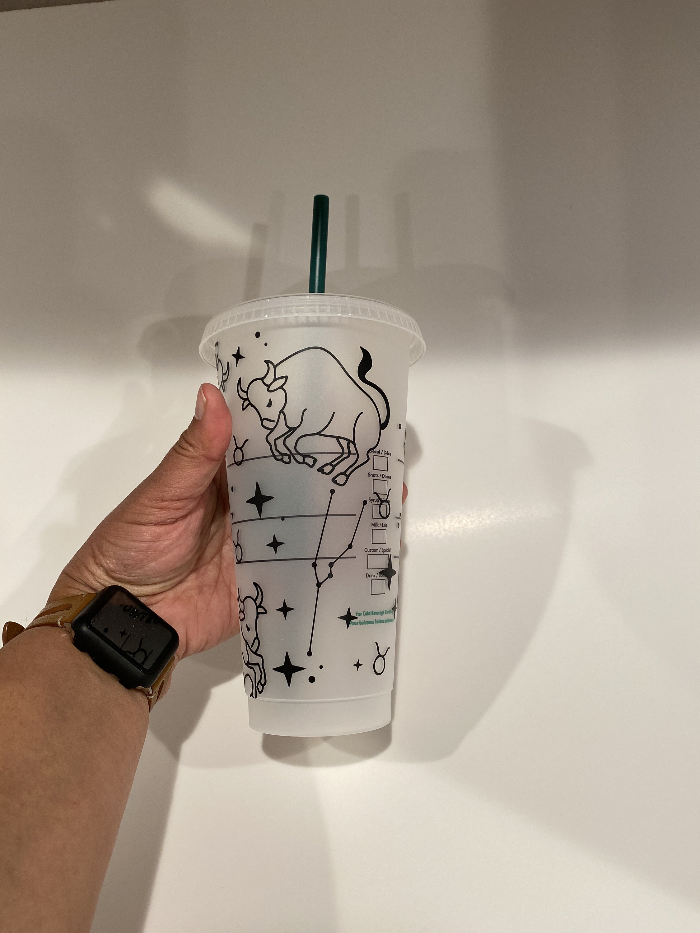 Taurus Starbucks Cup Astrology Gifts Taurus Astrology | Etsy