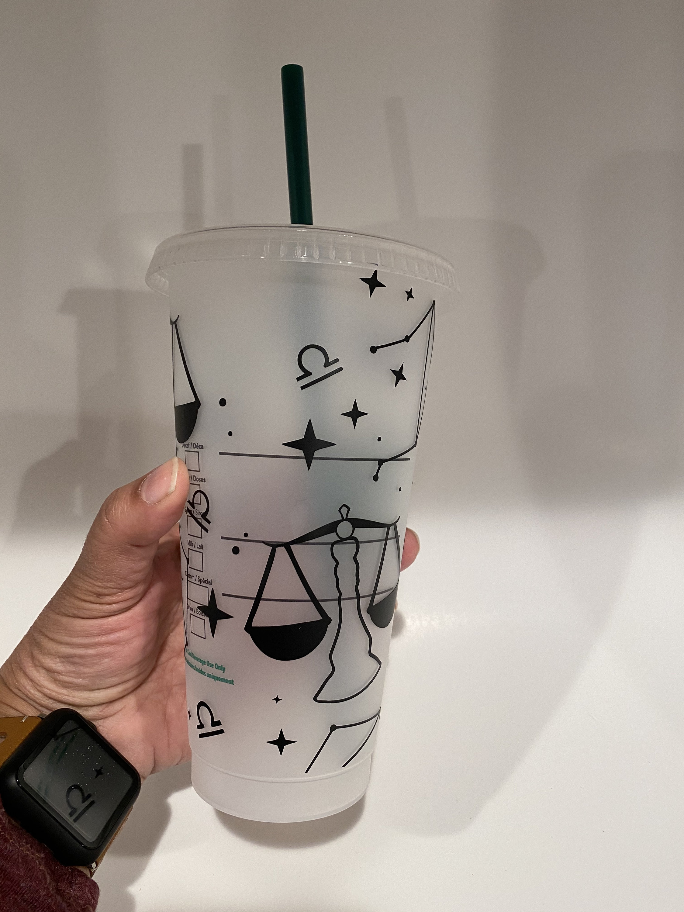 Libra Zodiac Tumbler Libra Starbucks Cup Astrology Gift - Etsy