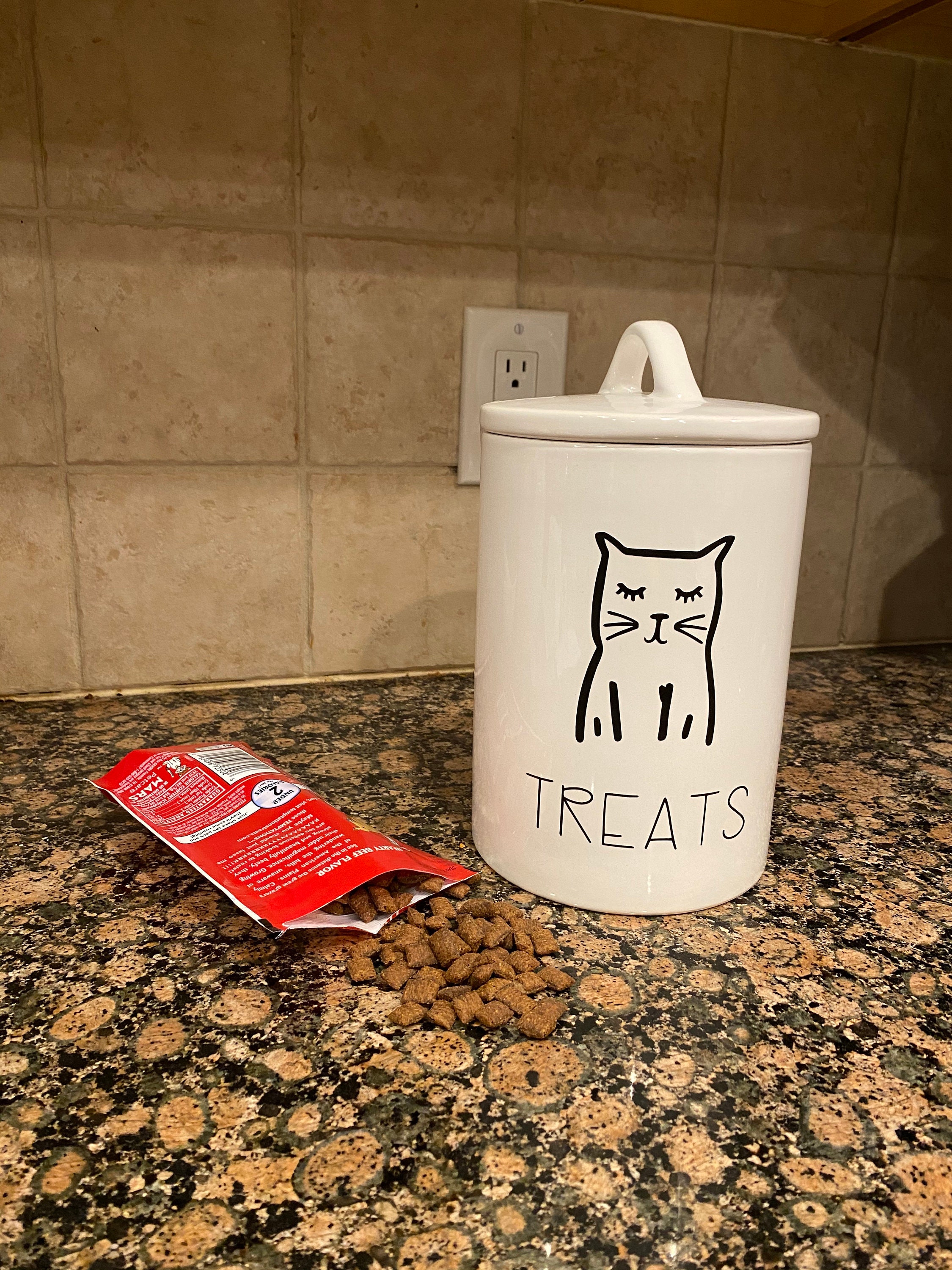 Personalized Cat Treat Container Cat Treat Container - Etsy