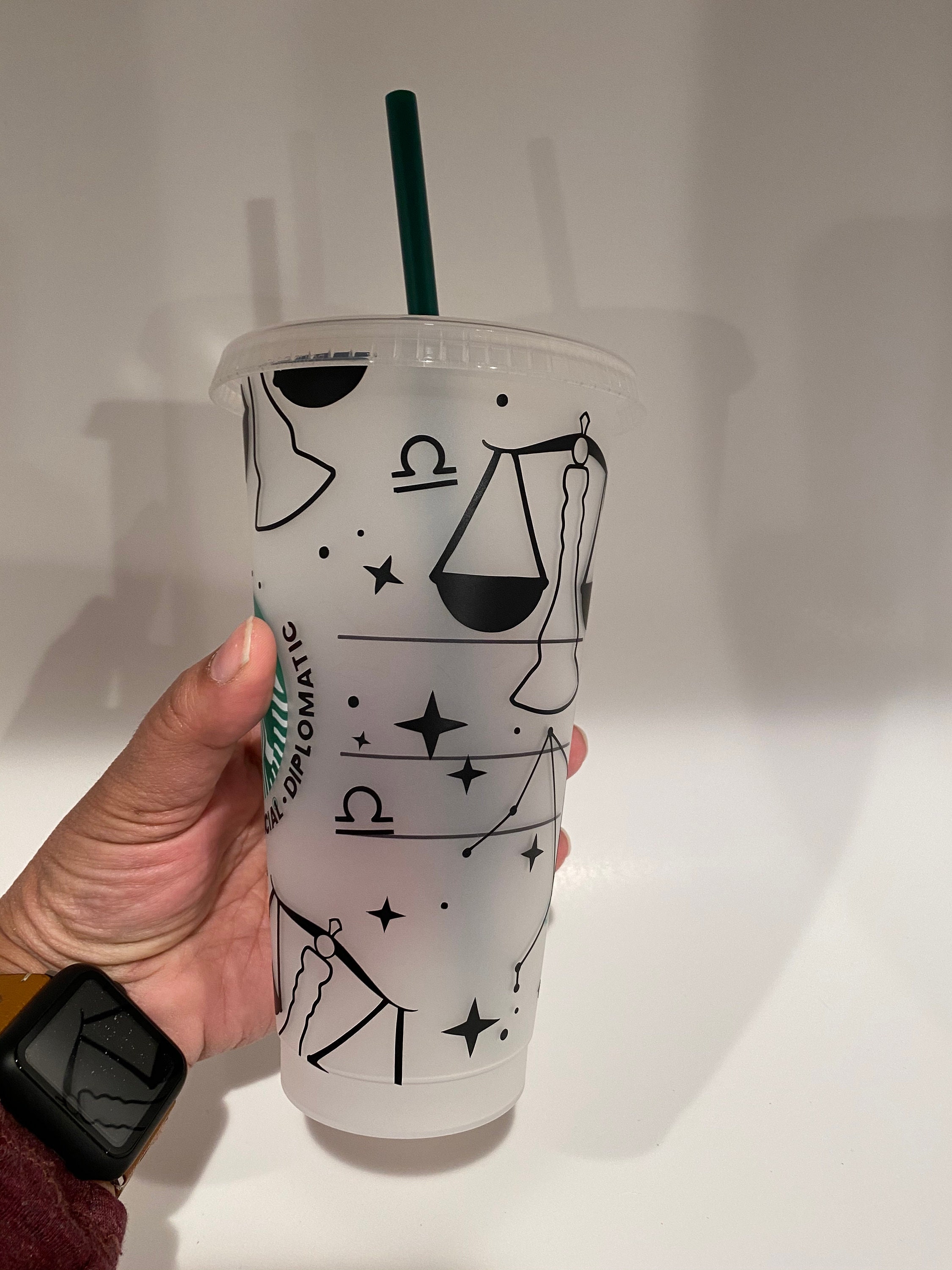 Libra Zodiac Tumbler Libra Starbucks Cup Astrology Gift - Etsy