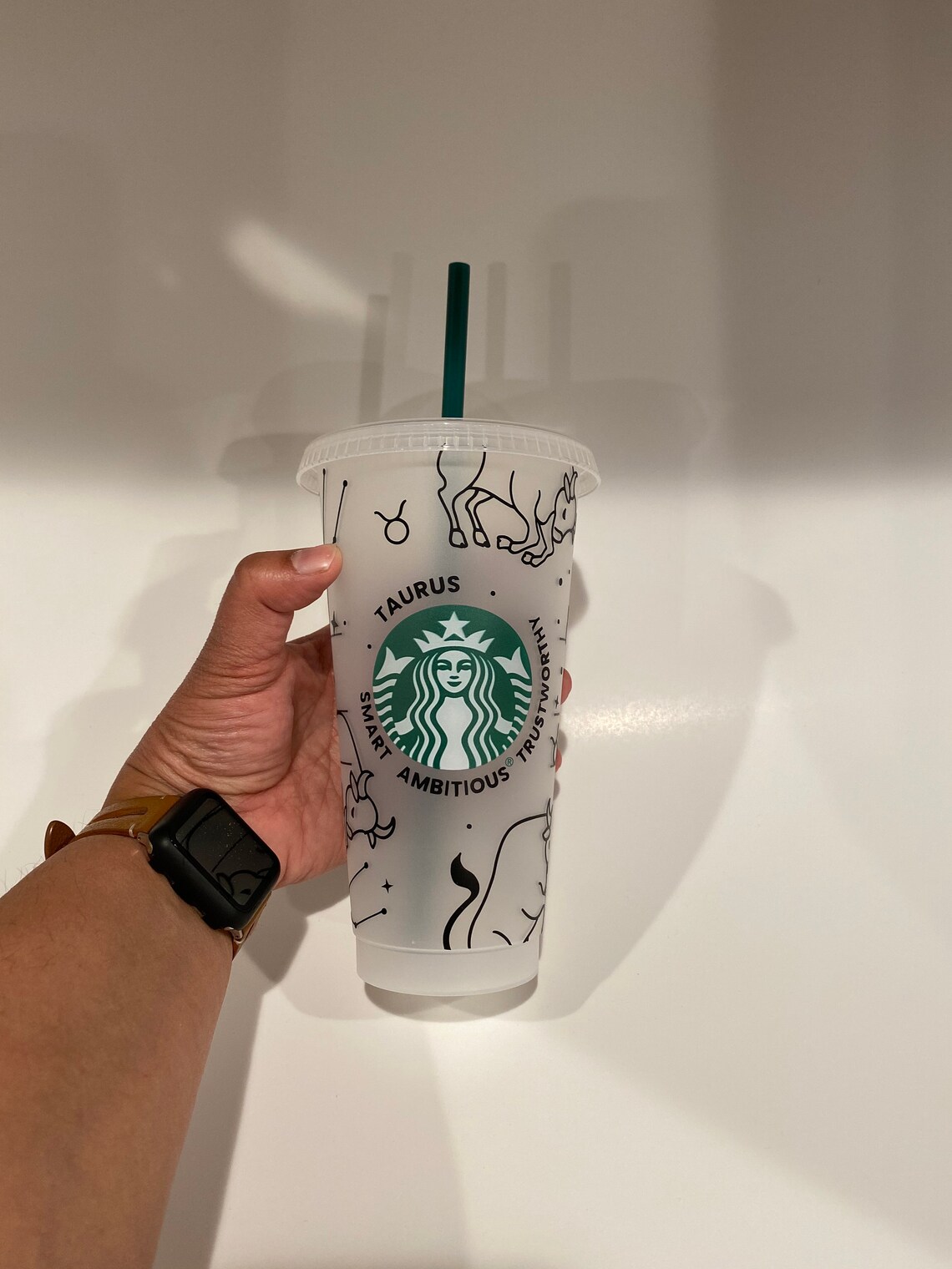 Taurus Starbucks Cup Astrology Gifts Taurus Astrology | Etsy
