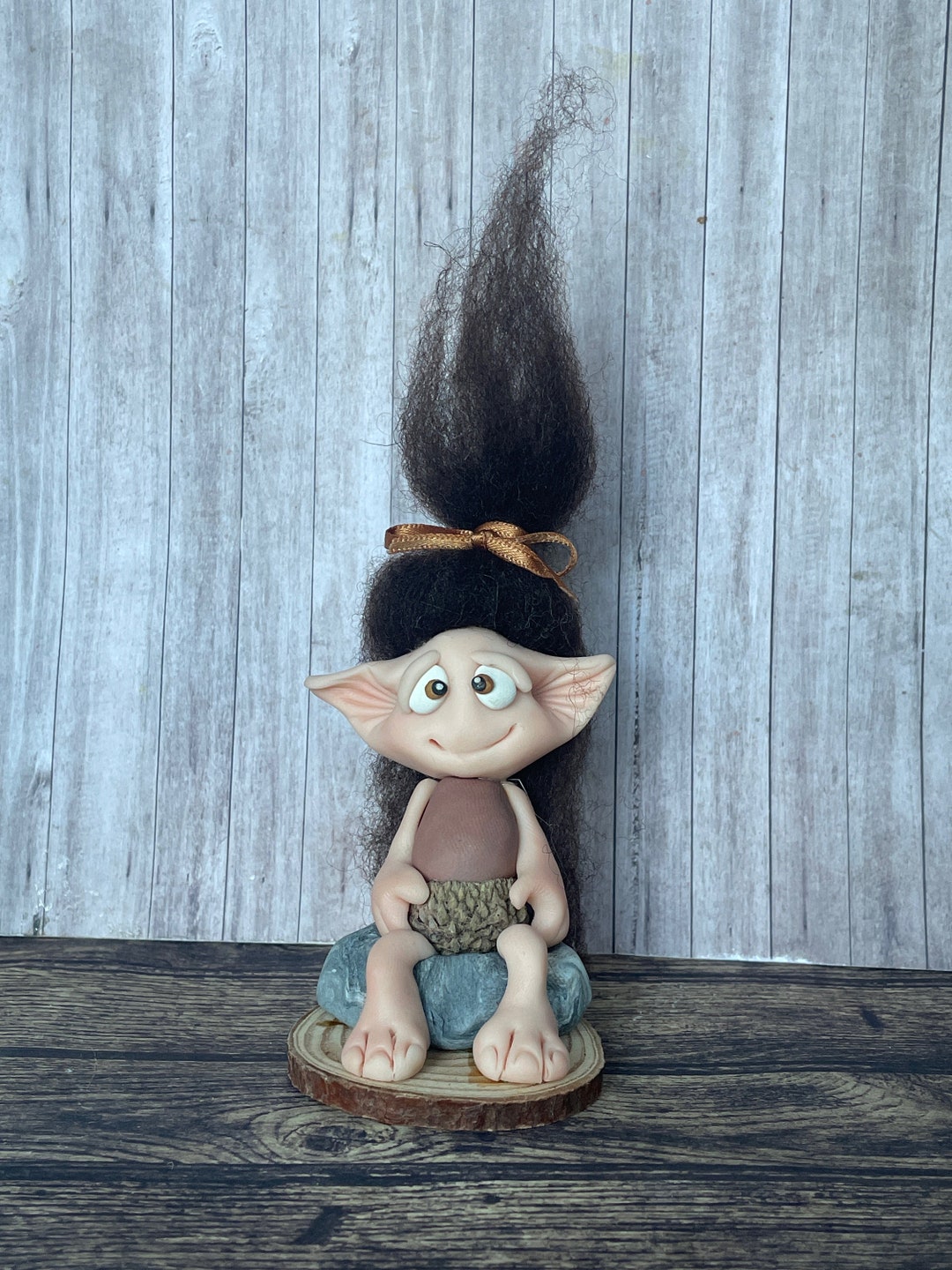 Cheerful Brown-haired Elf Figurine - Looking for a New Companion to ...
