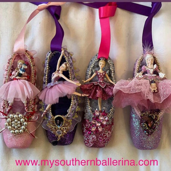 Decorated Pointe Shoe - Etsy
