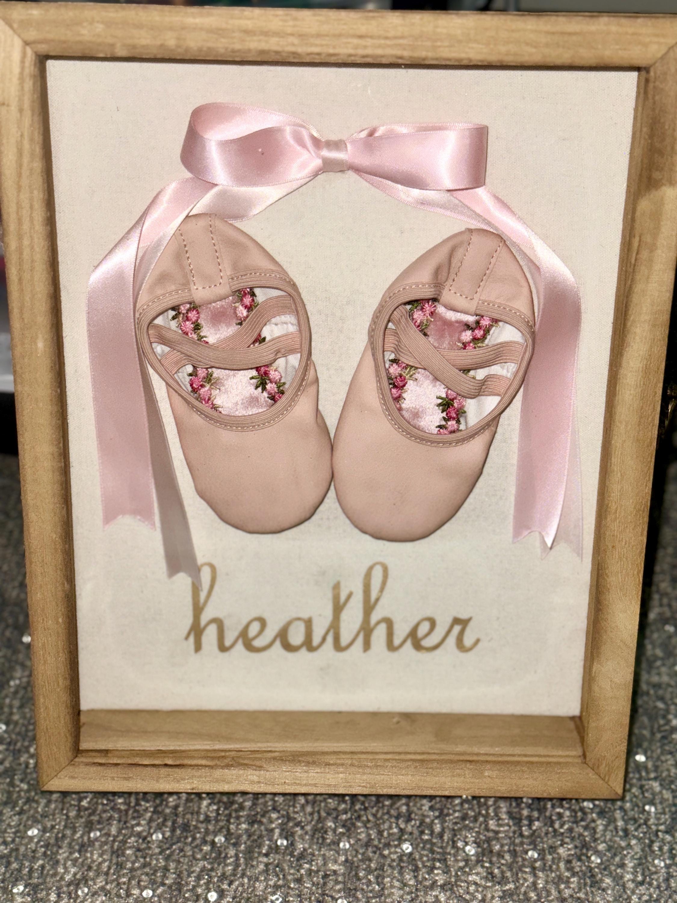 Pointe Shoe Shadow Box: Ballet Keepsake Display - Etsy
