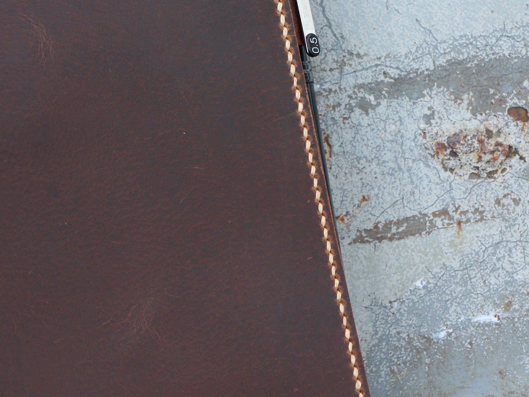 Leather Notebook Cover,vintage Leather Journal Cover A5/a6,refillable ...