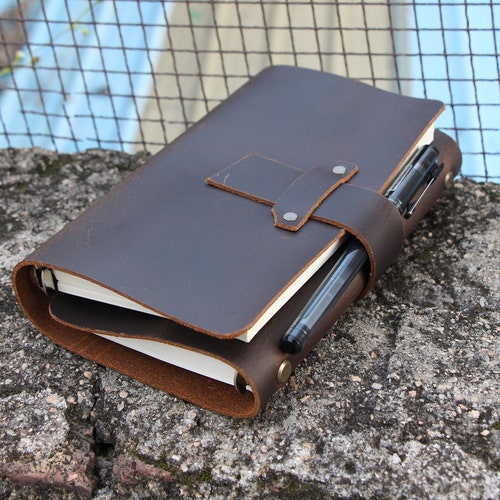 Personalized Second Ring Mechanism Notebooka6 Leather 6-ring - Etsy