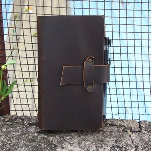 Personalized Second Ring Mechanism Notebook,a6 Leather 6-ring Binder ...