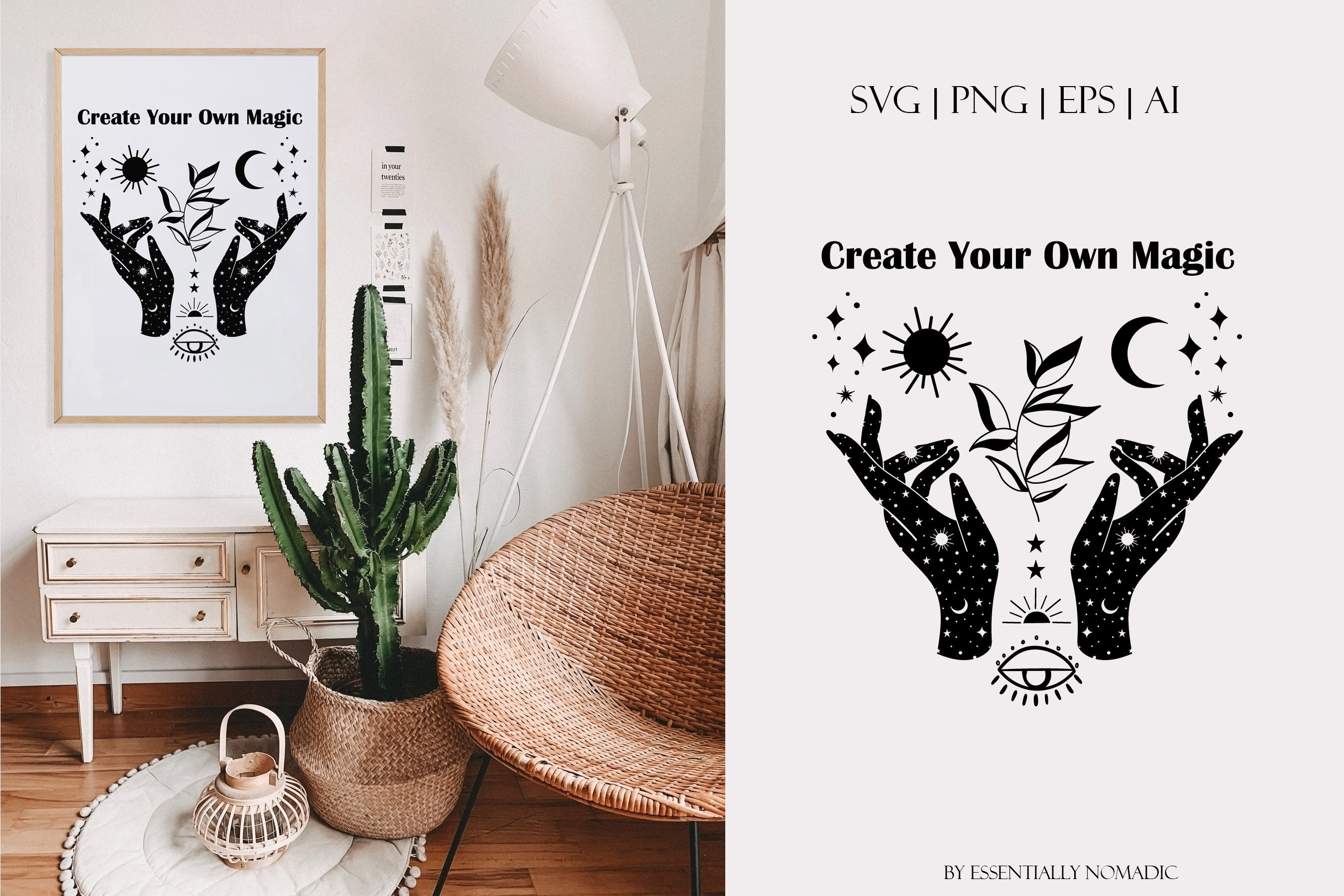 Create Your Own Magic Svg Witch Svg Hands Clipart Png - Etsy