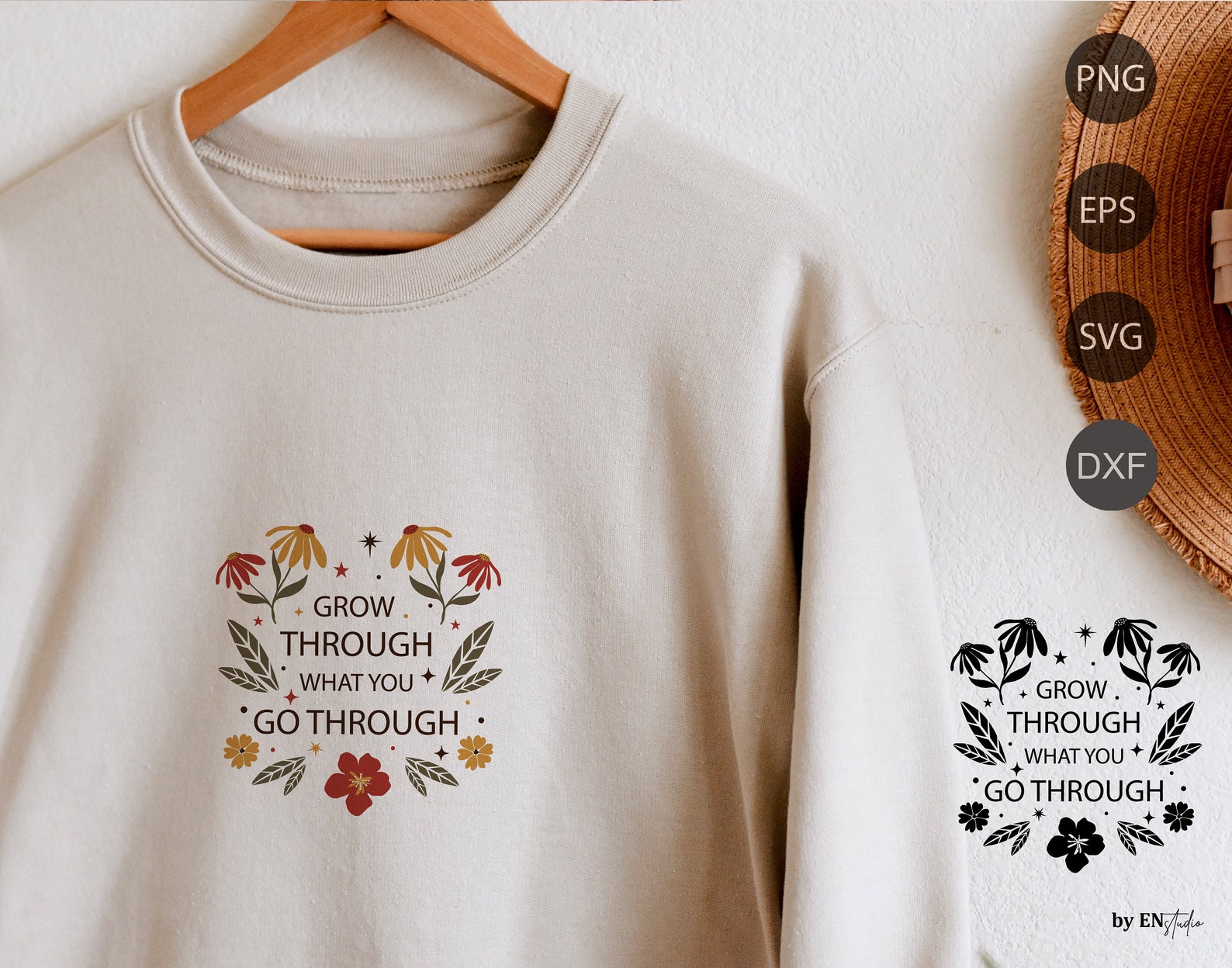 Go Through What You Go Through Svg Filetrendy Womans Tshirt | Etsy