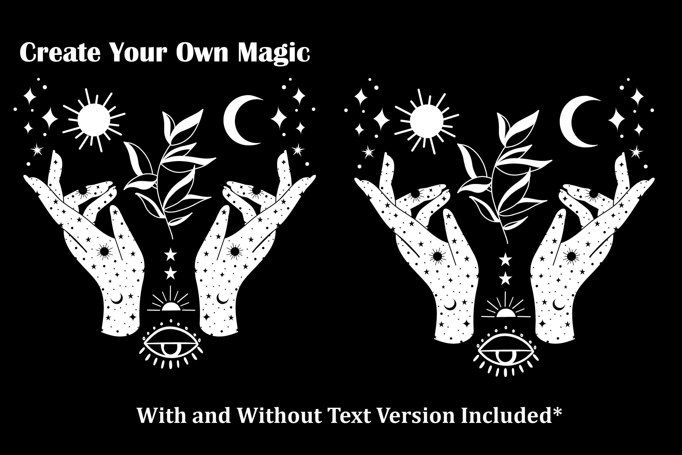 Create Your Own Magic Svg Witch Svg Hands Clipart Png - Etsy