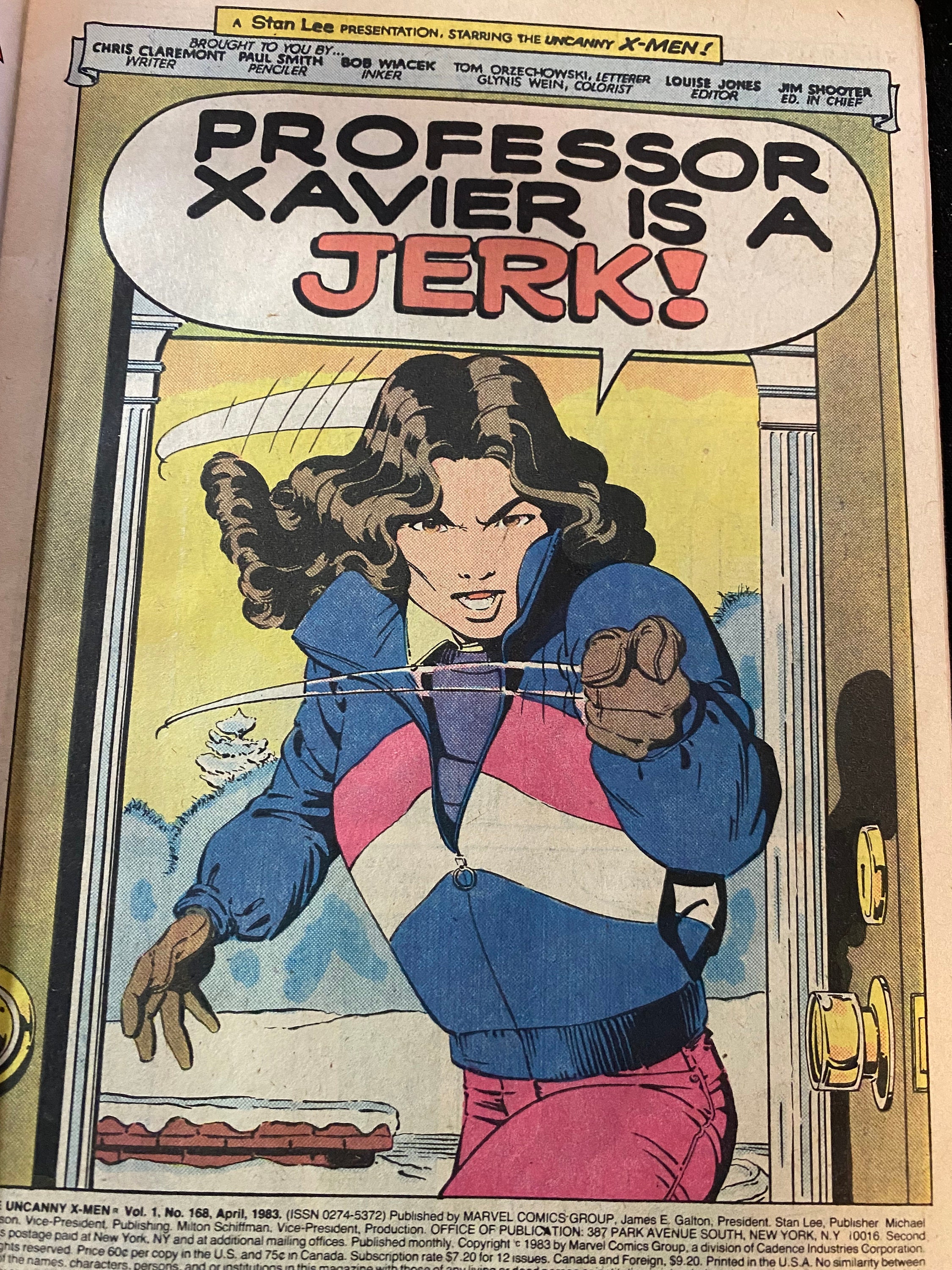 Uncanny X-men 168 Professor Xavier is a Jerk - Etsy