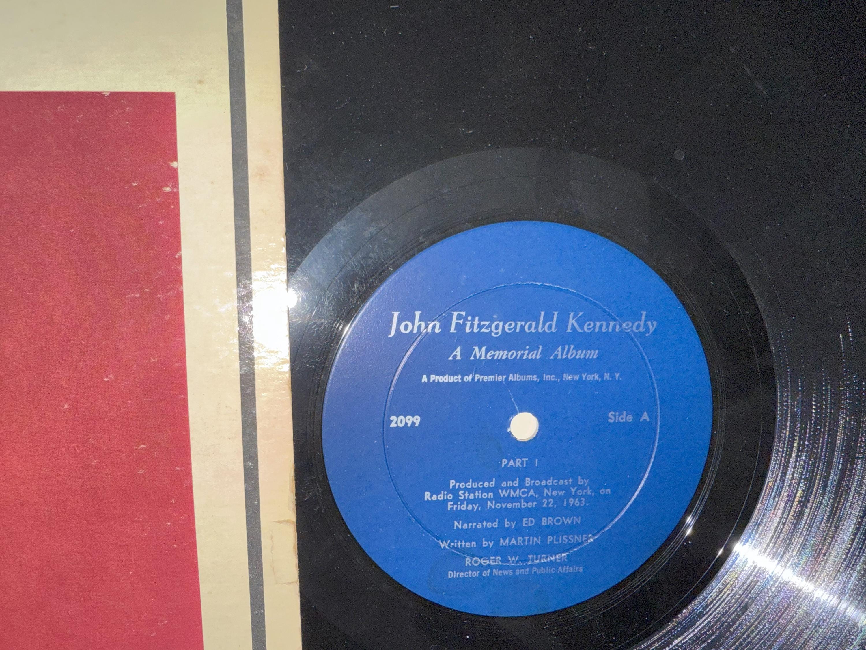 1963 John F. Kennedy Memorial Album | Original JFK Tribute Vinyl LP ...