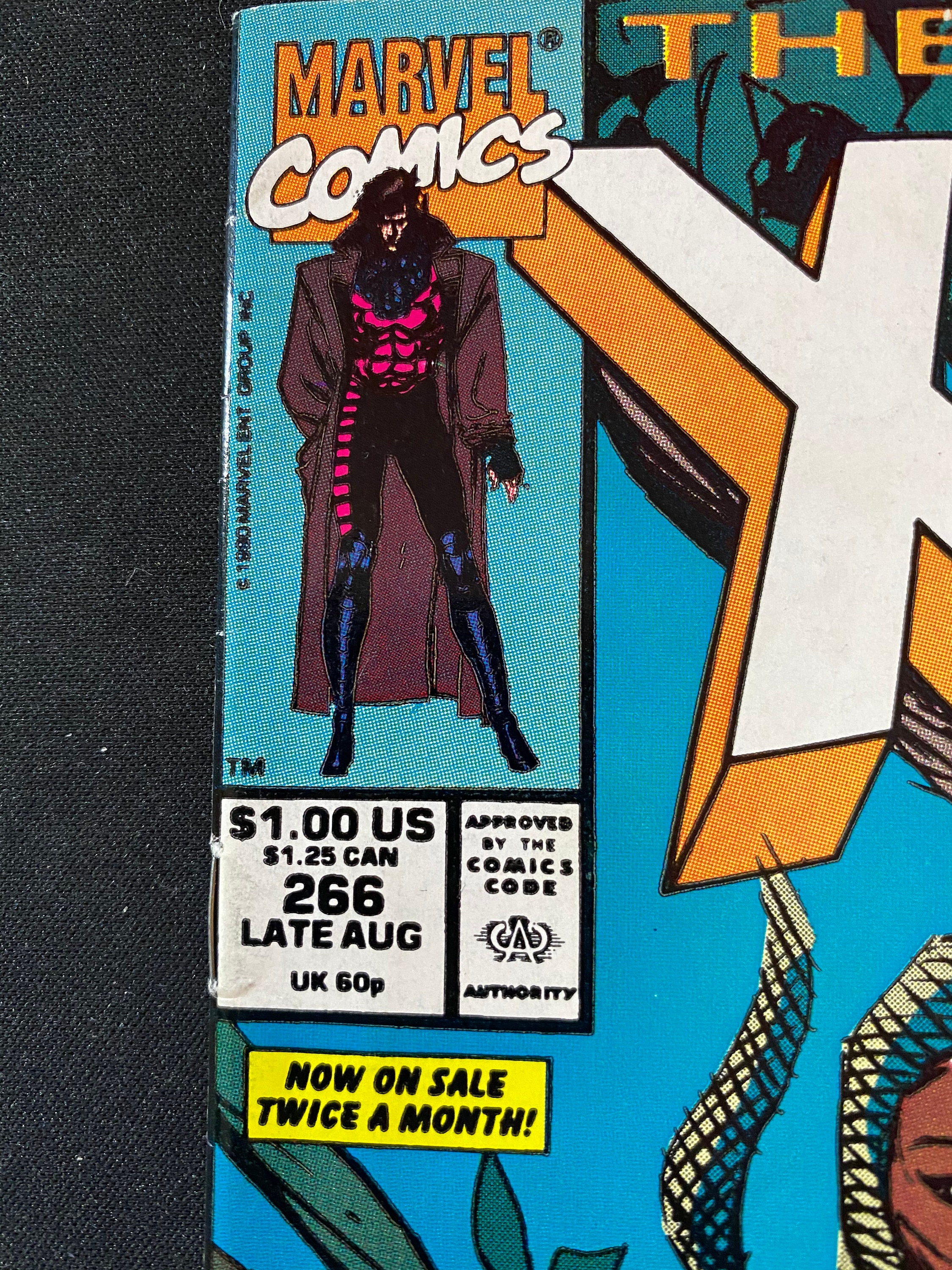 Uncanny X-men #266 - First Appearance of Gambit - Key Marvel Collector ...