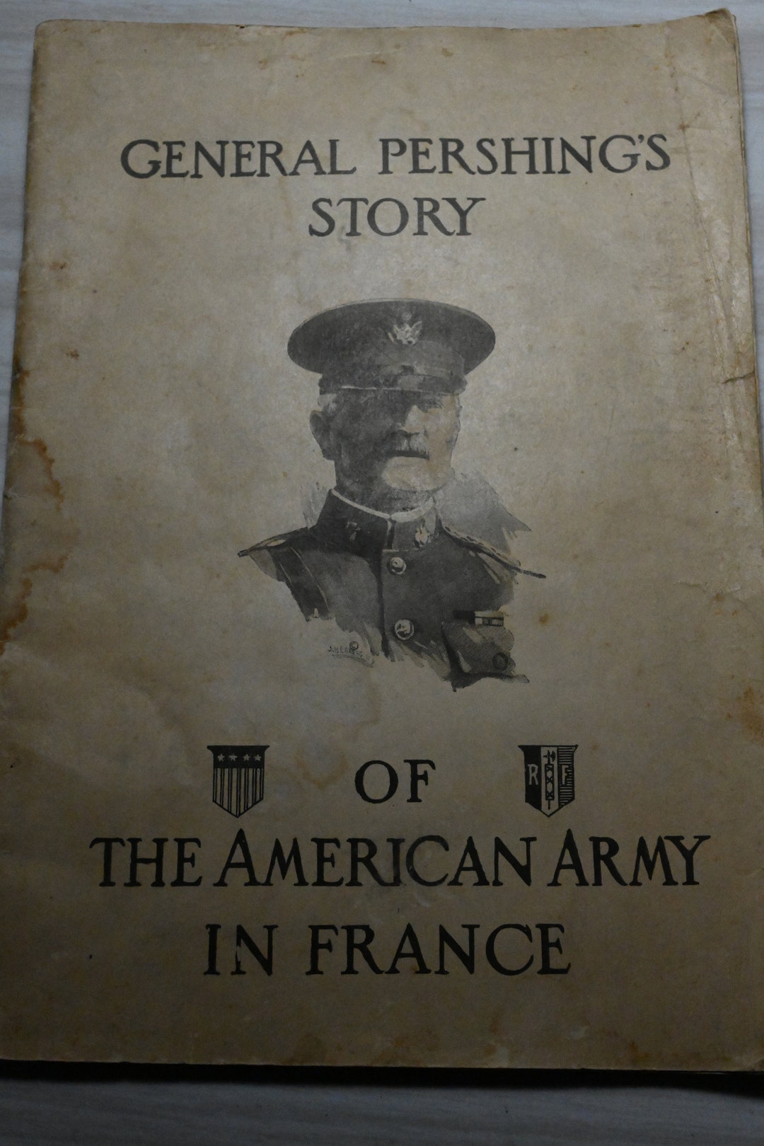 Rare WWI General Pershing Report - Official Story of the American Army ...