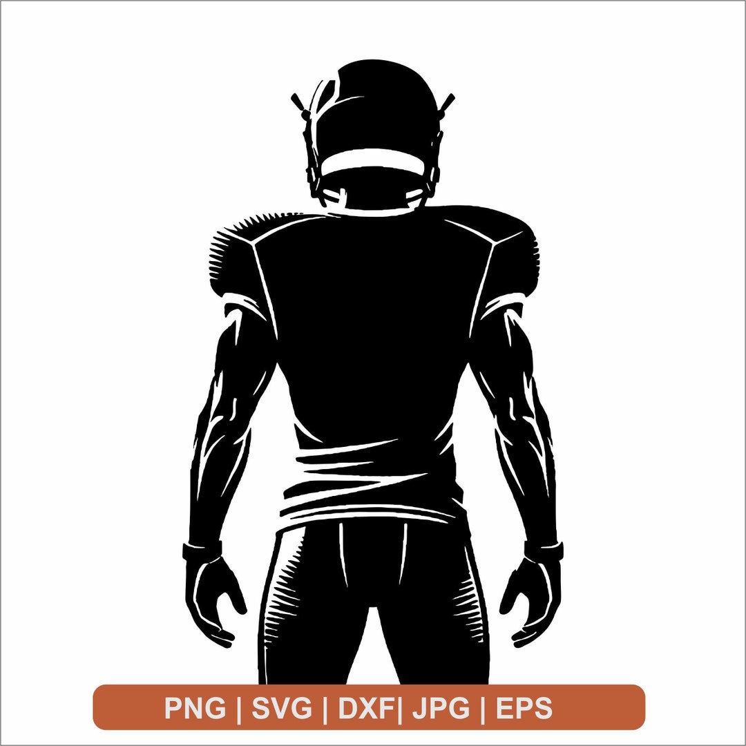 Custom Football Player SVG Personalized Name and Number American ...