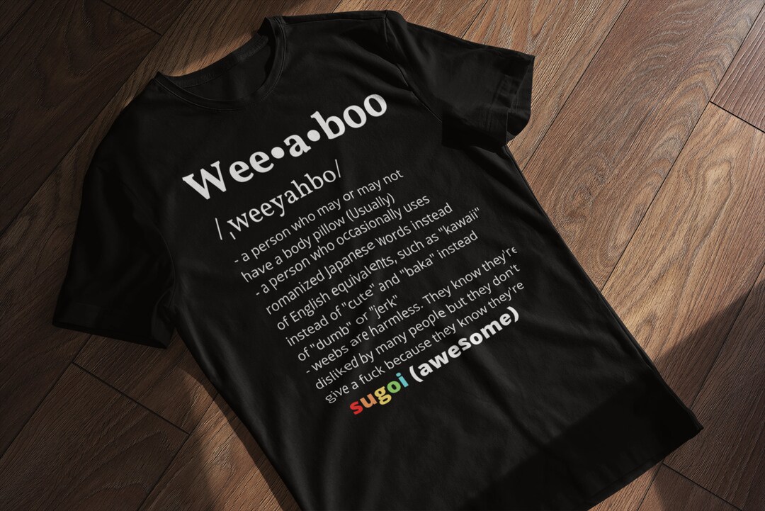 Weeaboo Definition Shirt Shirts for Weebs & Otakus Funny - Etsy