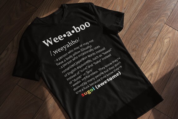 Weeaboo Definition Shirt Shirts for Weebs & Otakus Funny | Etsy