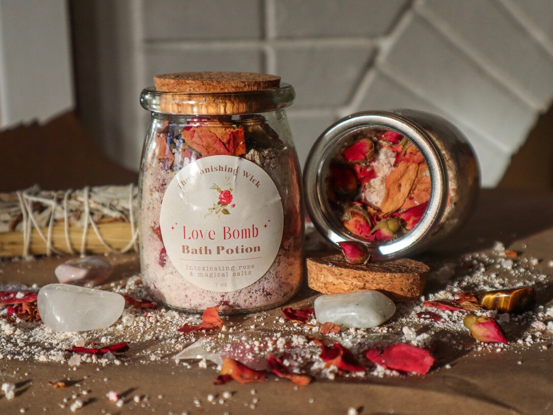 Love Bomb Bath Potion Magical Salts Self Care Relaxing & Revitalizing ...