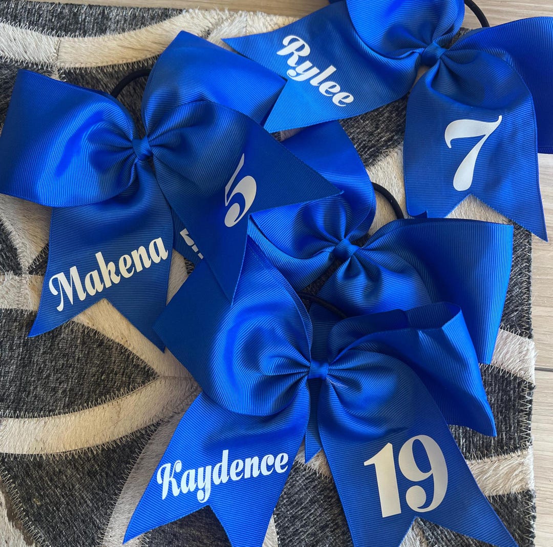 Custom Volleyball and Cheer Bows | Team Hair Bows | Made to Order ...