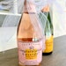 Custom Champagne Label Sticker / Printed Version Made-to-order / for ...