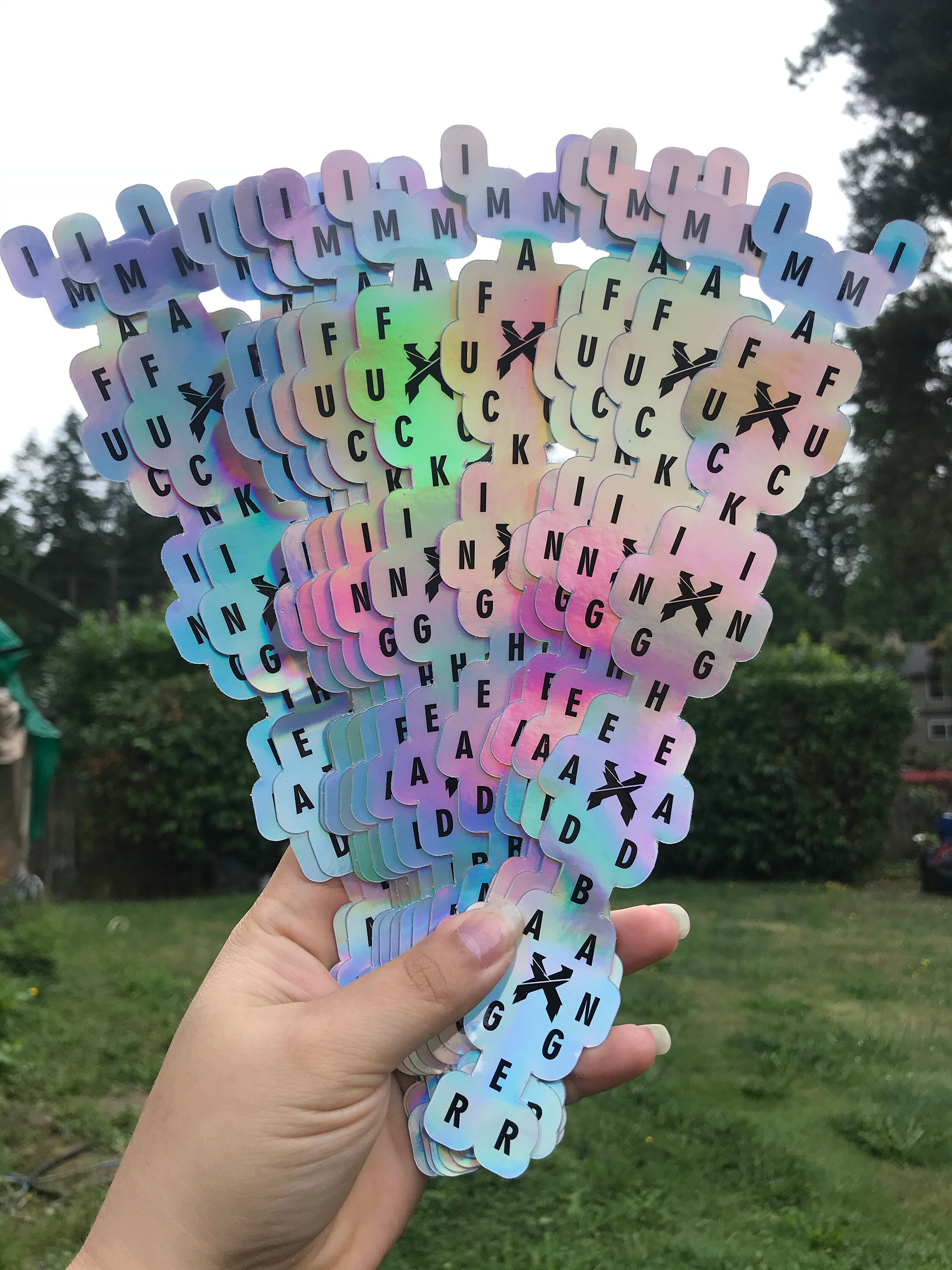 Excision Holographic DNA Sticker - Etsy