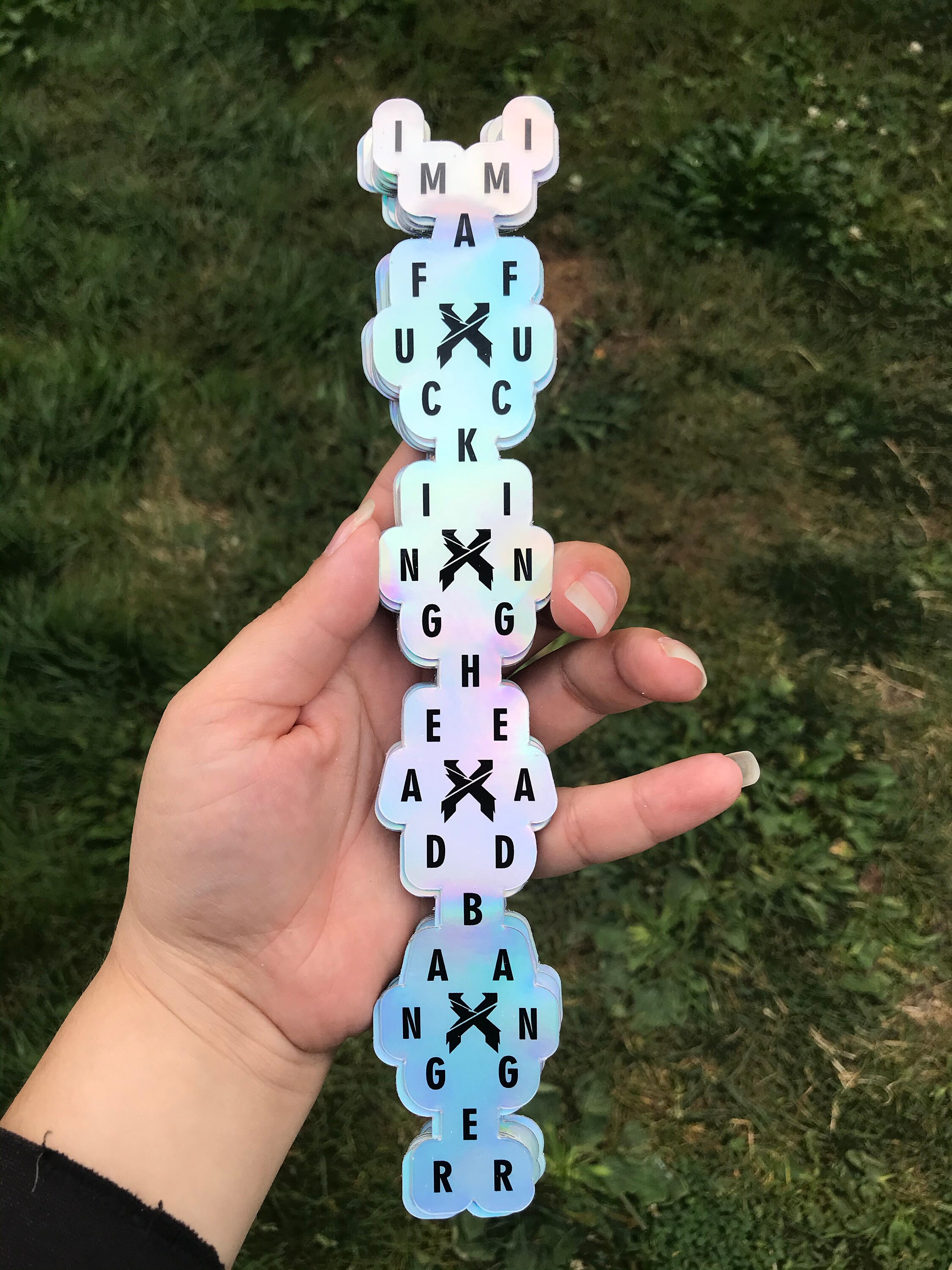 Excision Holographic DNA Sticker - Etsy