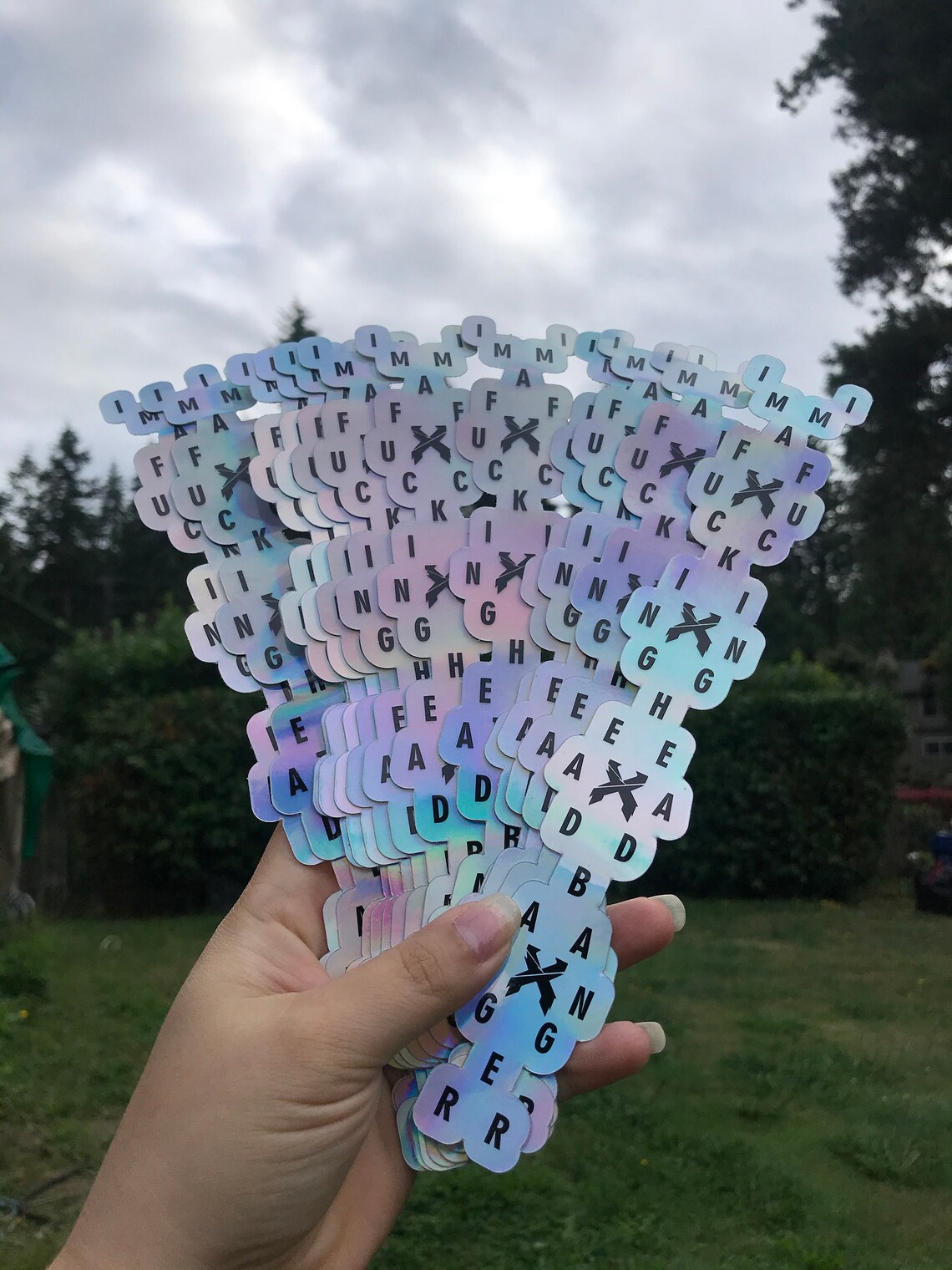 Excision Holographic DNA Sticker | Etsy