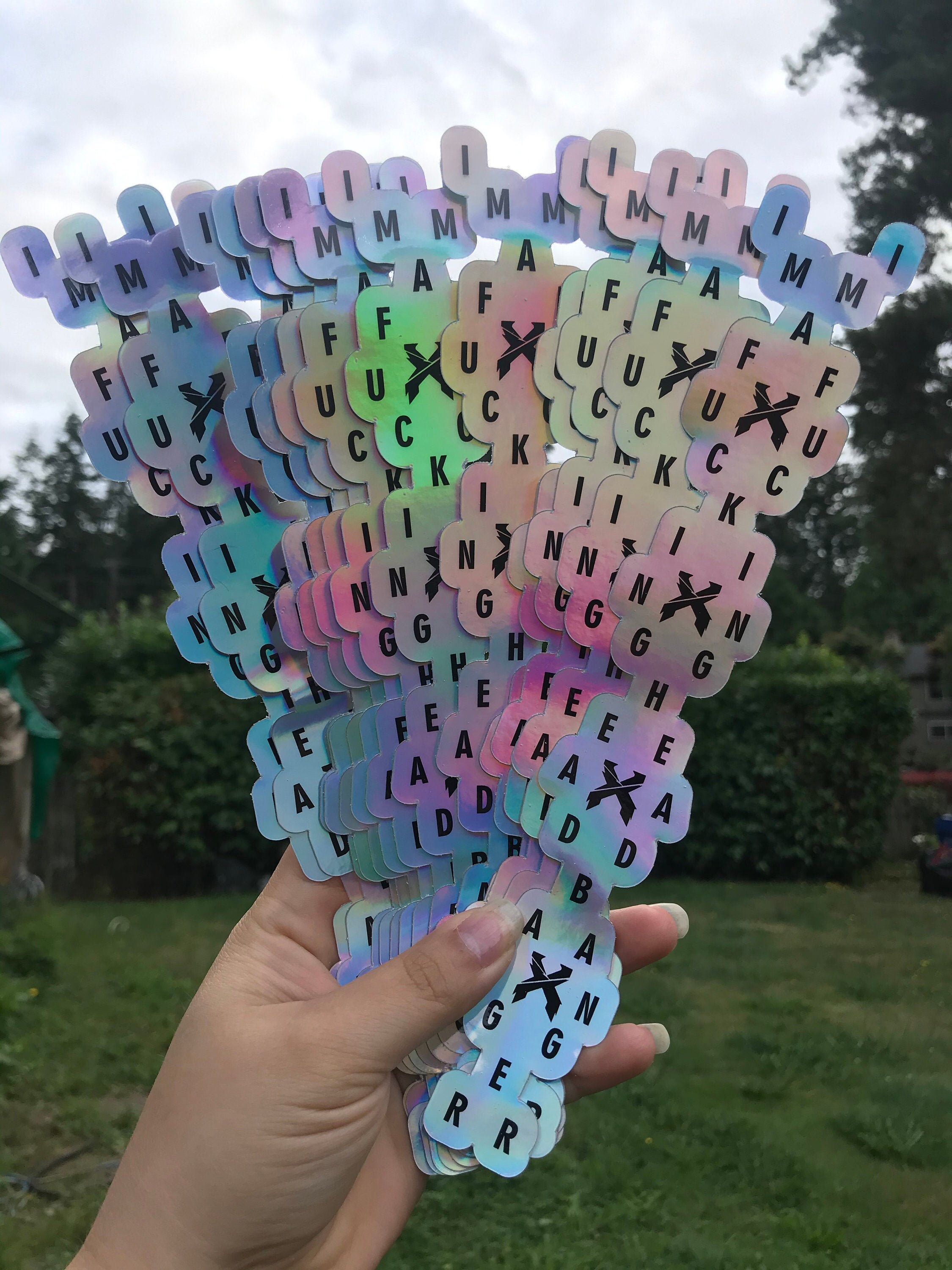 Excision Holographic DNA Sticker - Etsy