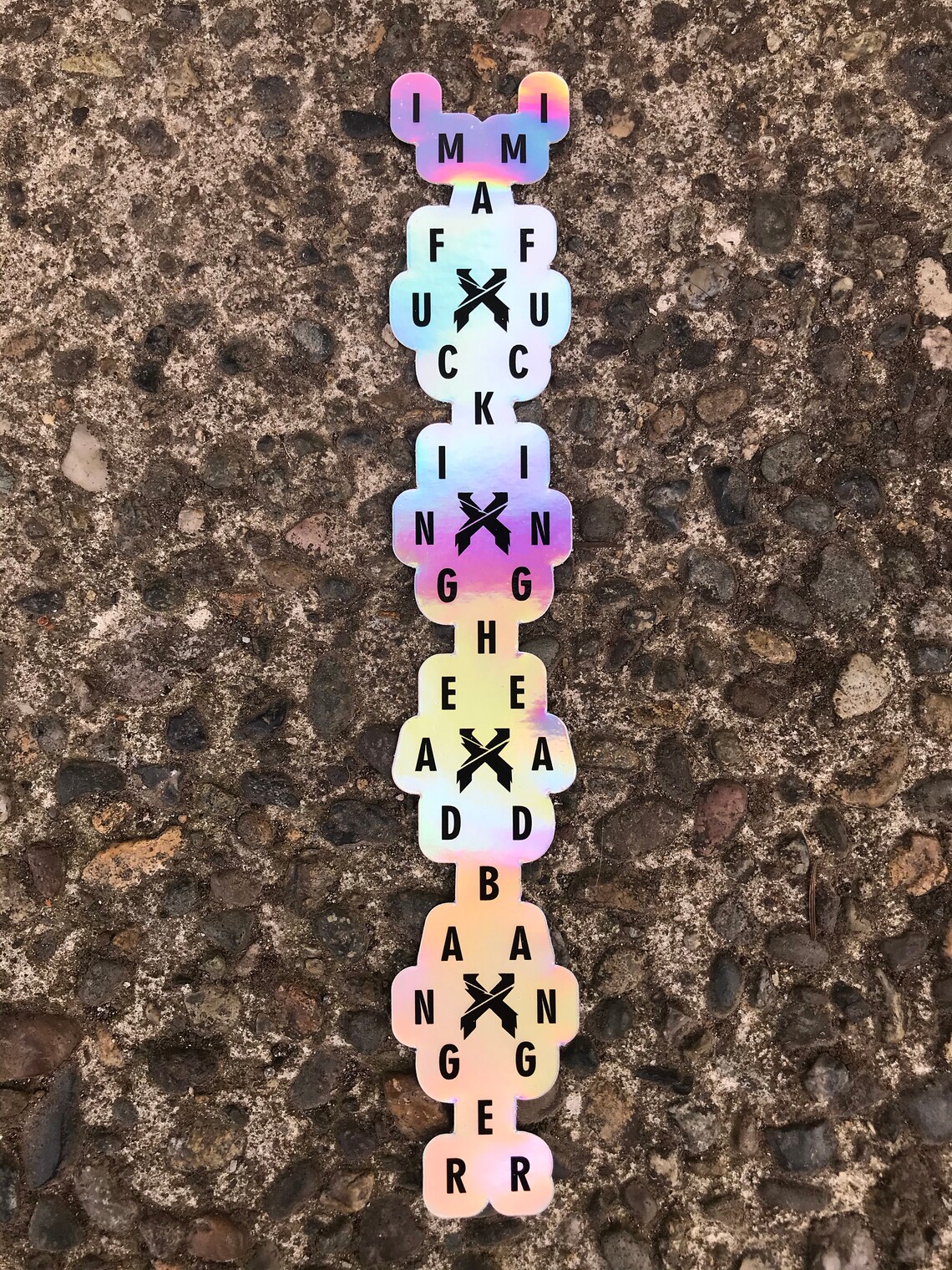 Excision Holographic DNA Sticker - Etsy