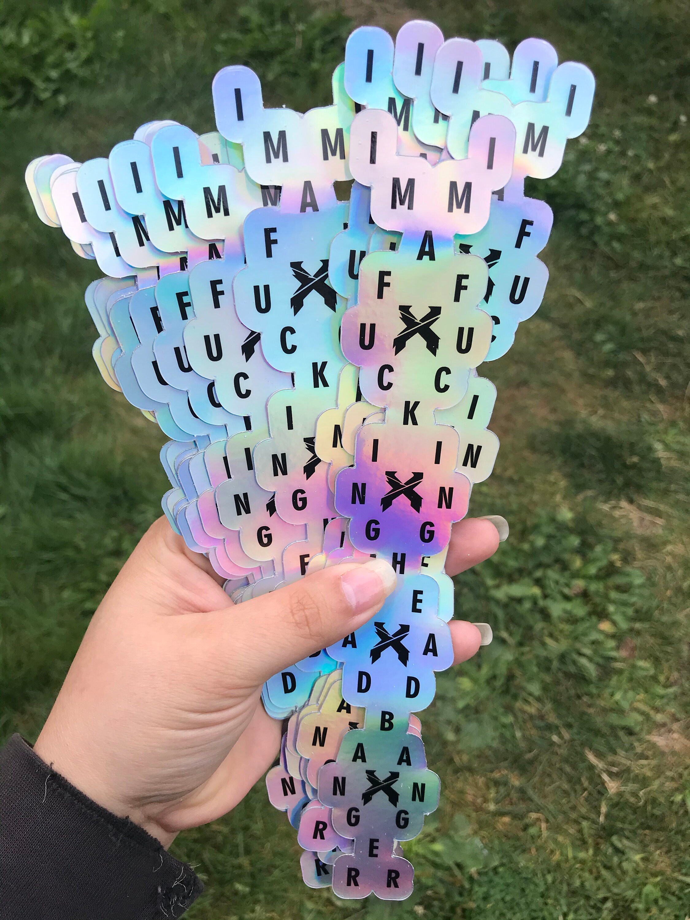 Excision Holographic DNA Sticker - Etsy