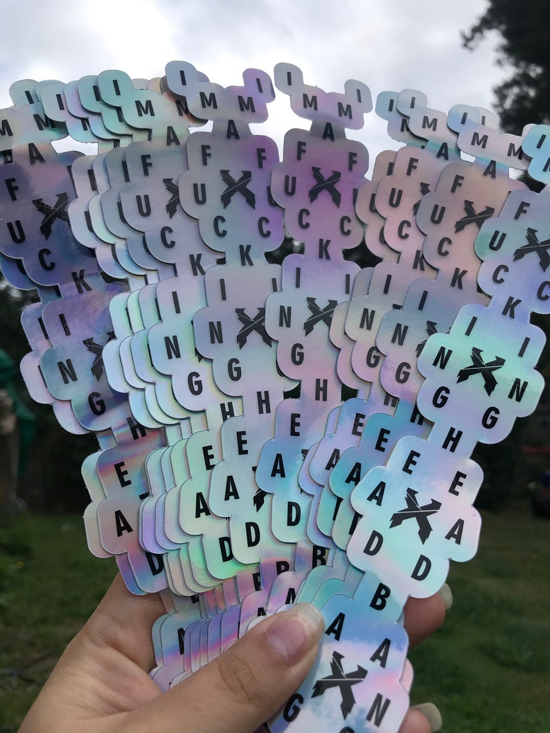 Excision Holographic DNA Sticker - Etsy