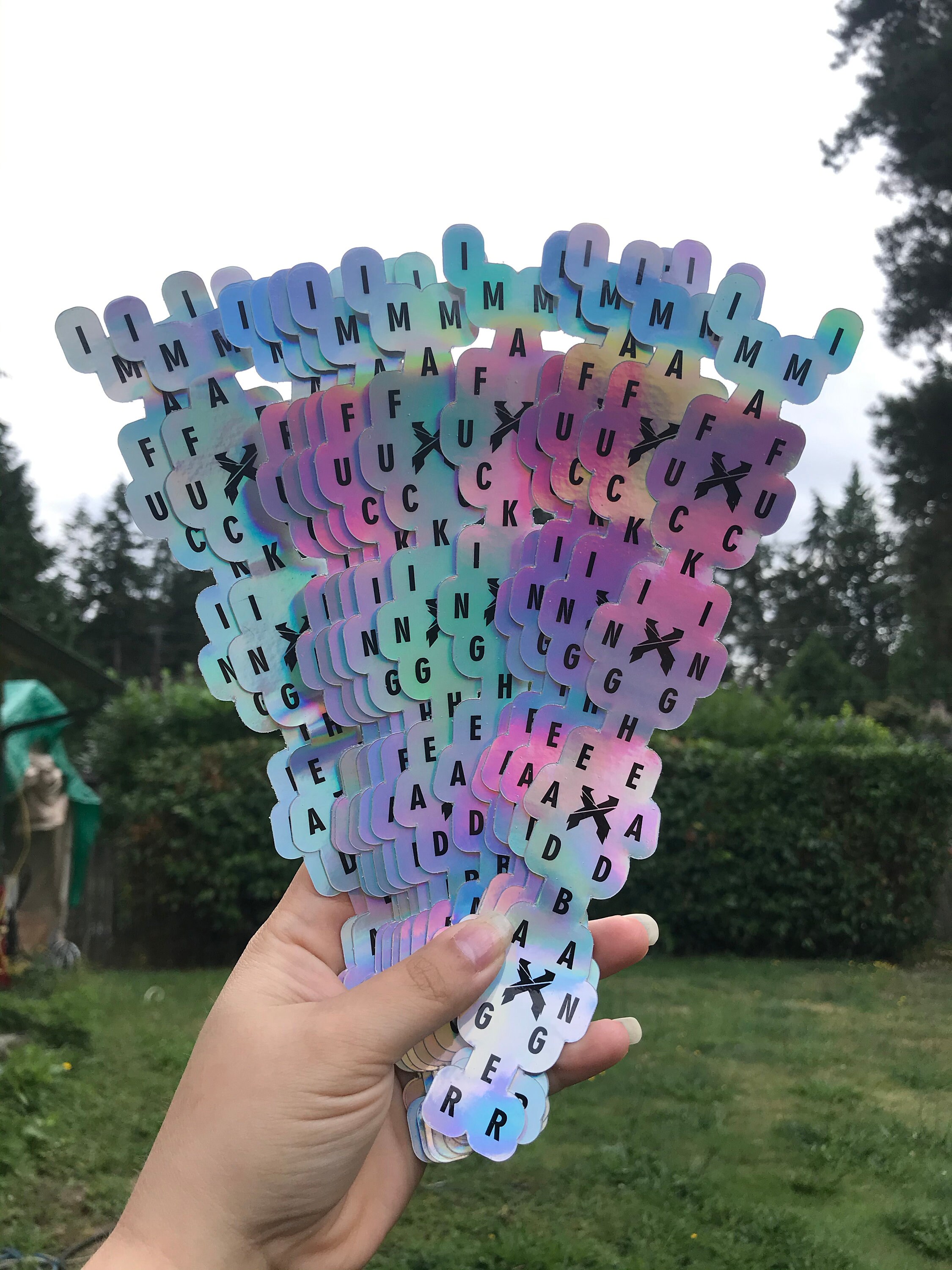 Excision Holographic DNA Sticker - Etsy