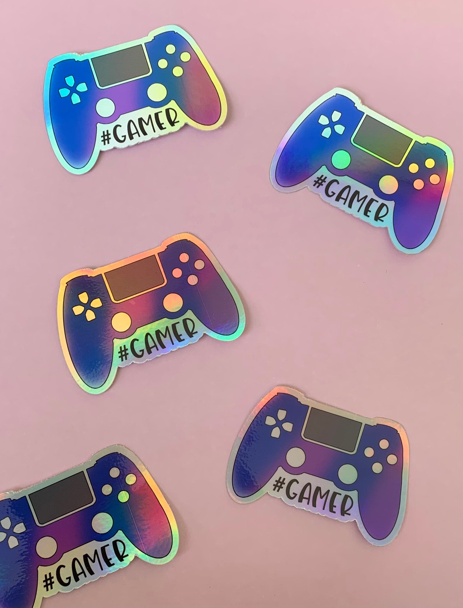 Holographic Controller Sticker | Etsy