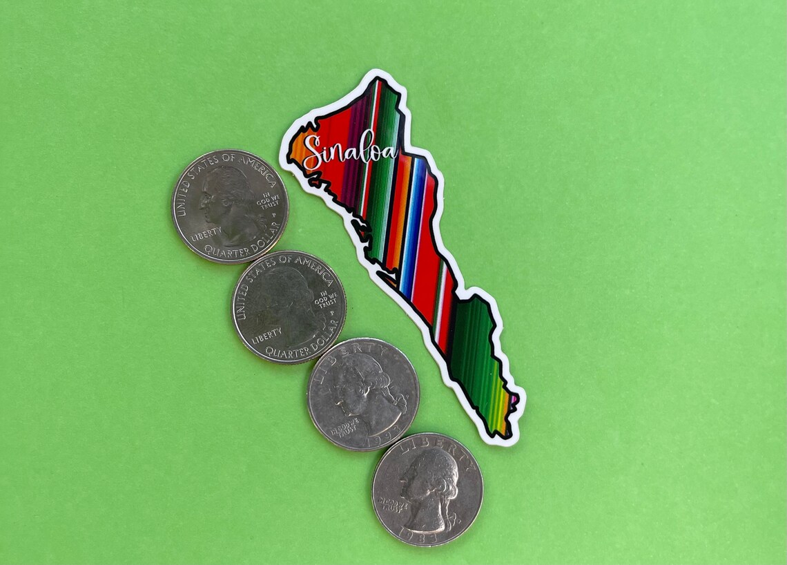 Sinaloa Sticker Sinaloa State Outline | Etsy