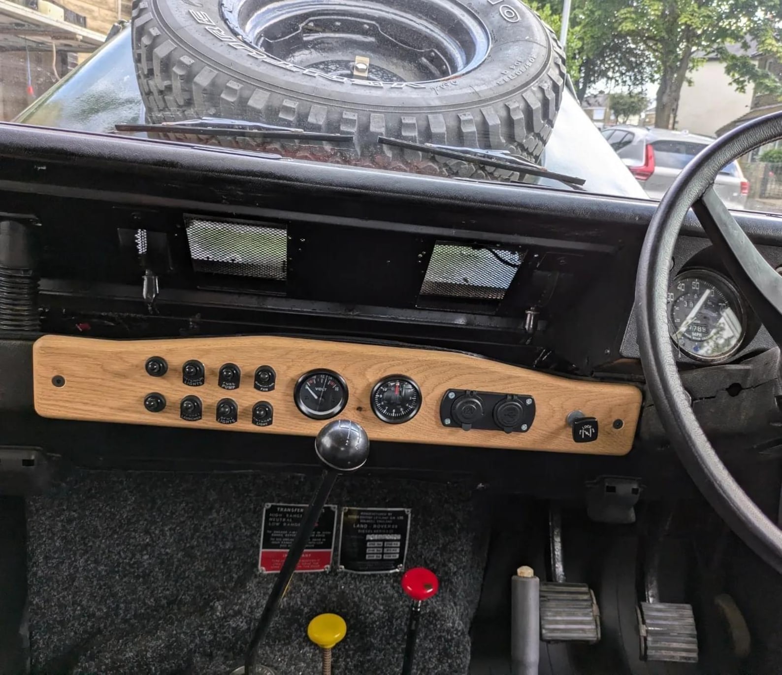 Land Rover Series 3 Bespoke Solid Oak Dash Panel - Etsy UK