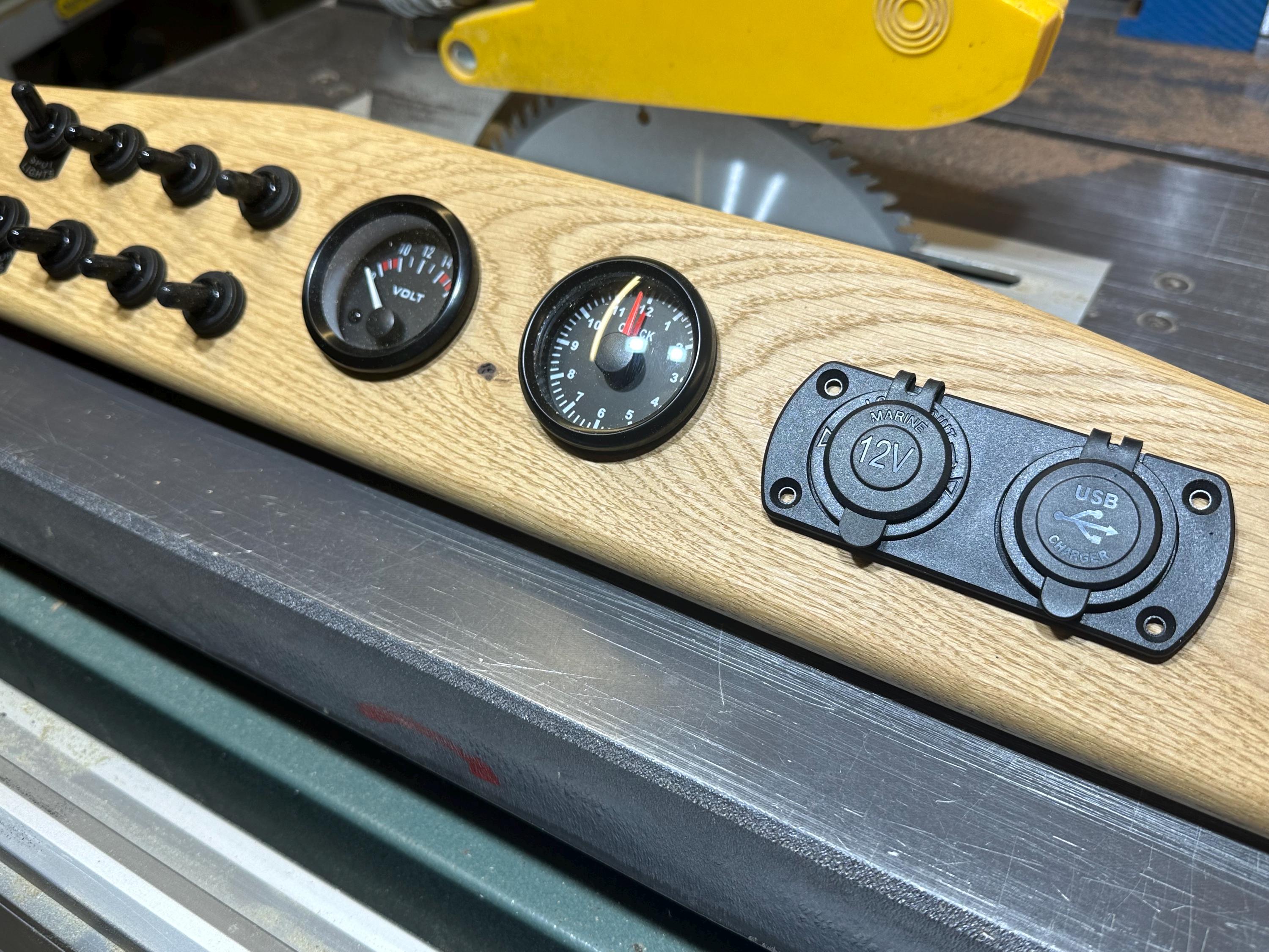 Land Rover Series 3 Bespoke Solid Oak Dash Panel - Etsy UK