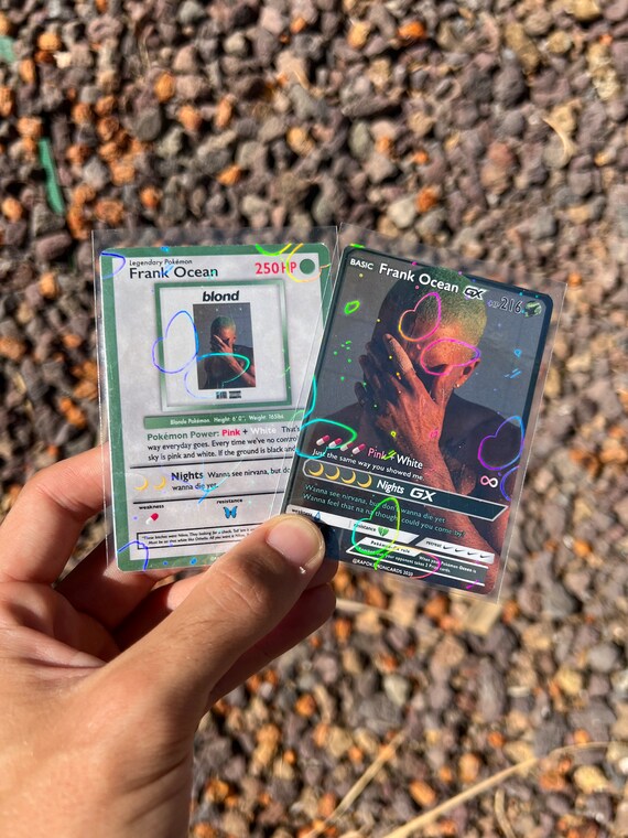 Frank Ocean Blonde GX and OG Pokemon Card PACK - Etsy