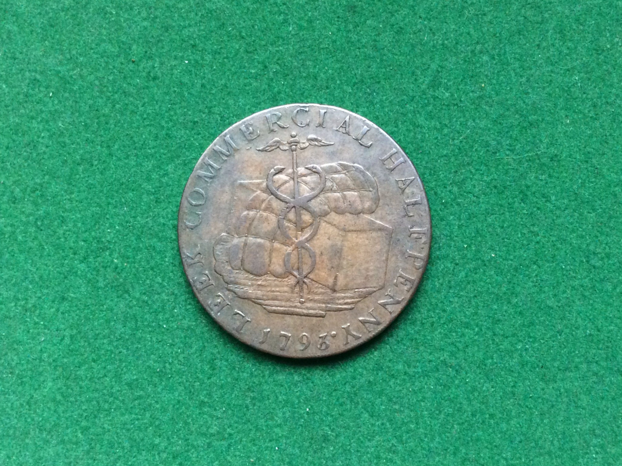 Old Georgian Halfpenny Trade Token 1793 - Etsy UK