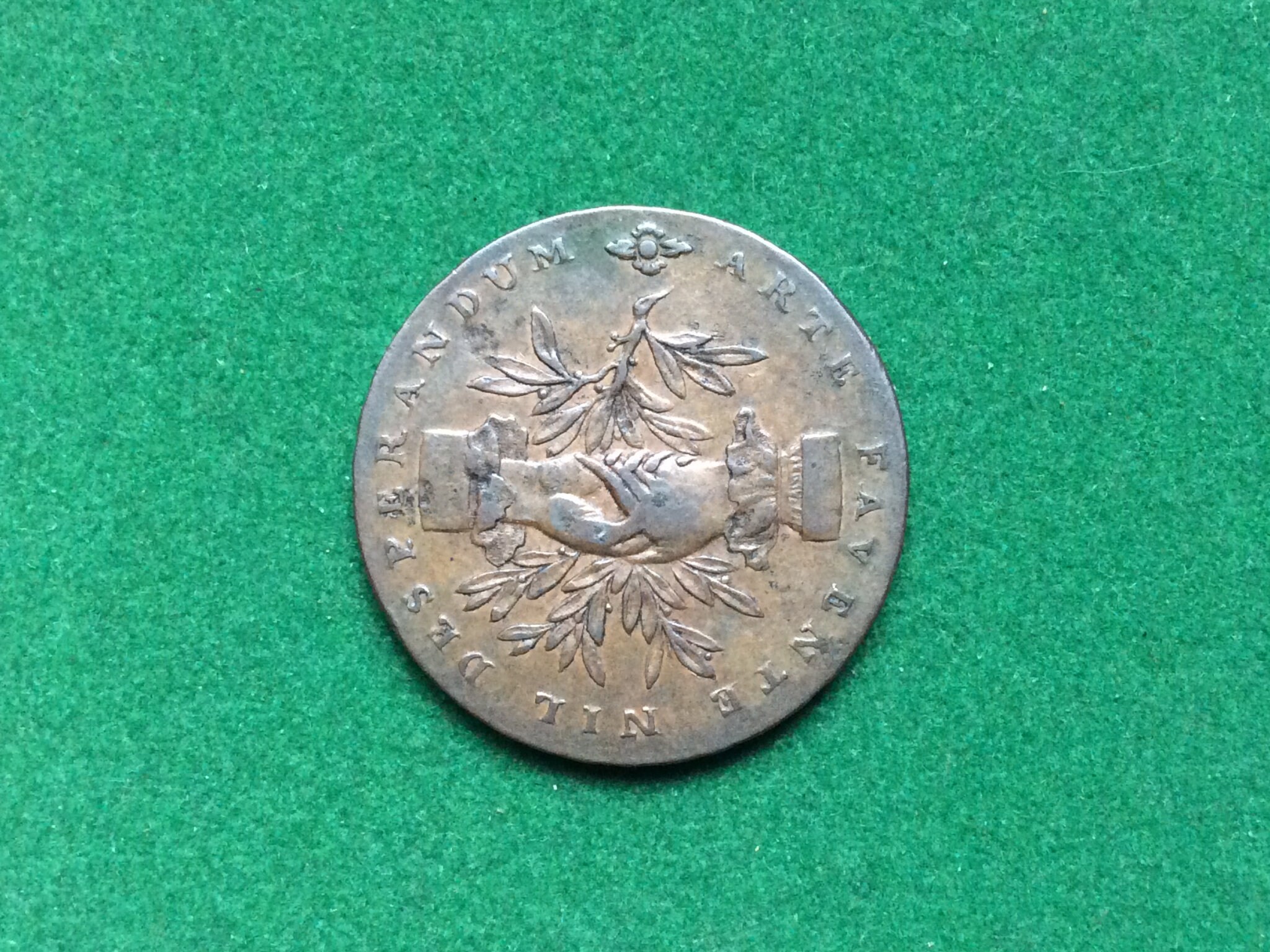Old Georgian Halfpenny Trade Token 1793 - Etsy
