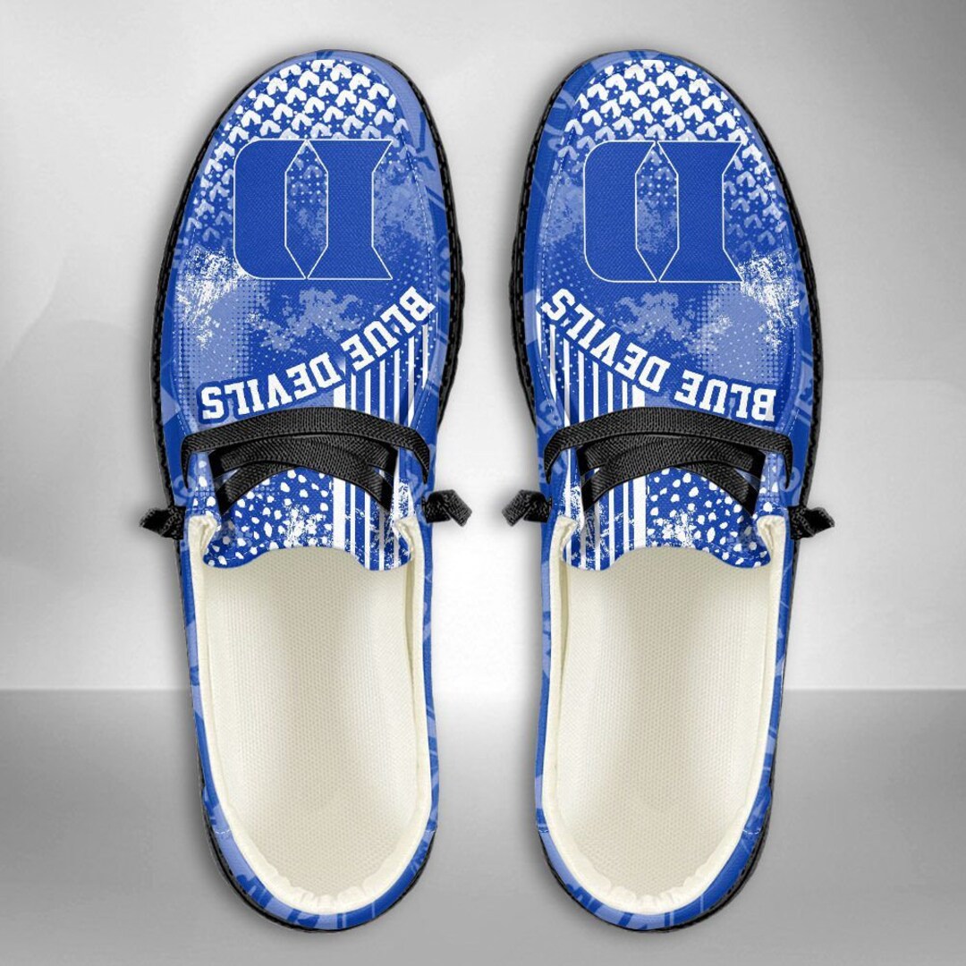 NCAA Duke Blue Devils Hey Dude Shoes Wally Lace up Loafers Moccasin ...