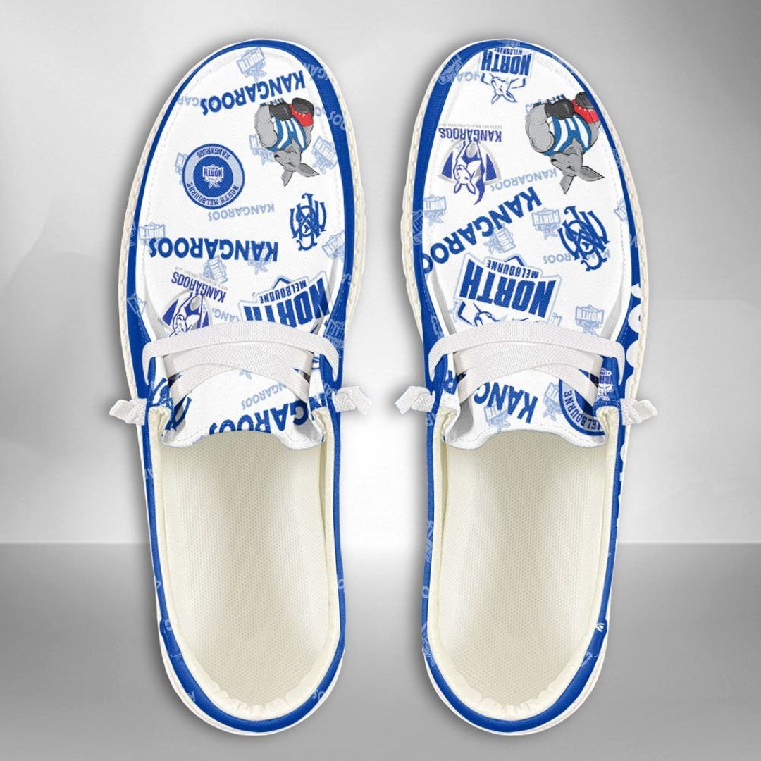 AFL North Melbourne Kangaroos Hey Dude Shoes Wally Lace up Loafers ...