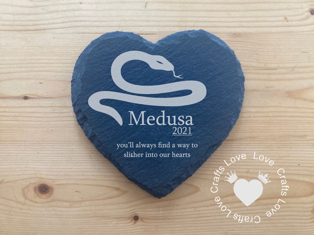 Snake Memorial Grave Marker Personalised Corn Snake Ball Python Green ...