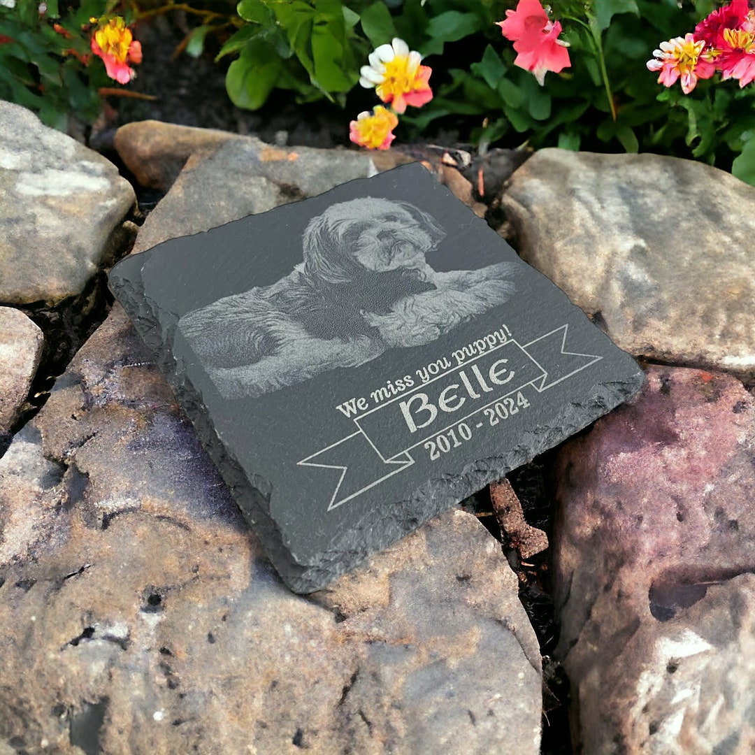 Personalized Dog Memorial Plaque Custom Dog Memorial Plaque Engraved ...
