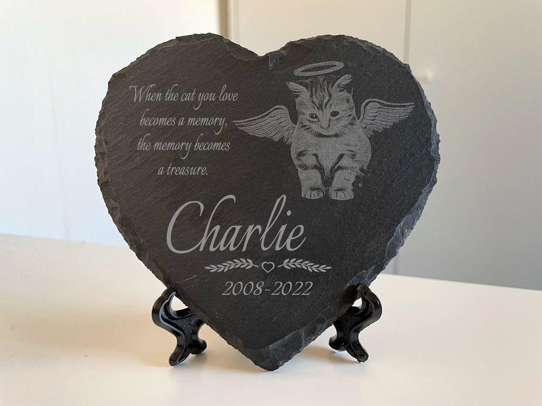 Cat Memorial Stone, Cat Remembrance, Cat Frames, Cat Gifts, Pet ...