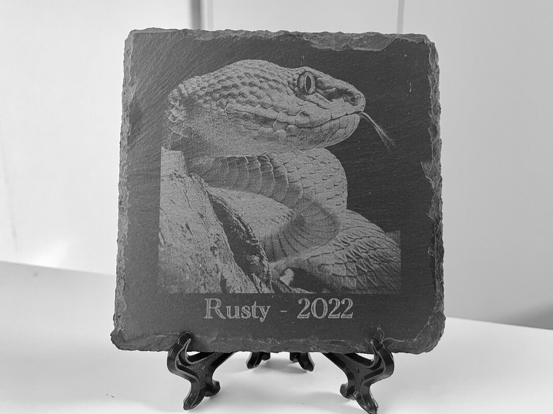 Snake Memorial Grave Marker Personalised Corn Snake Ball Python Green ...