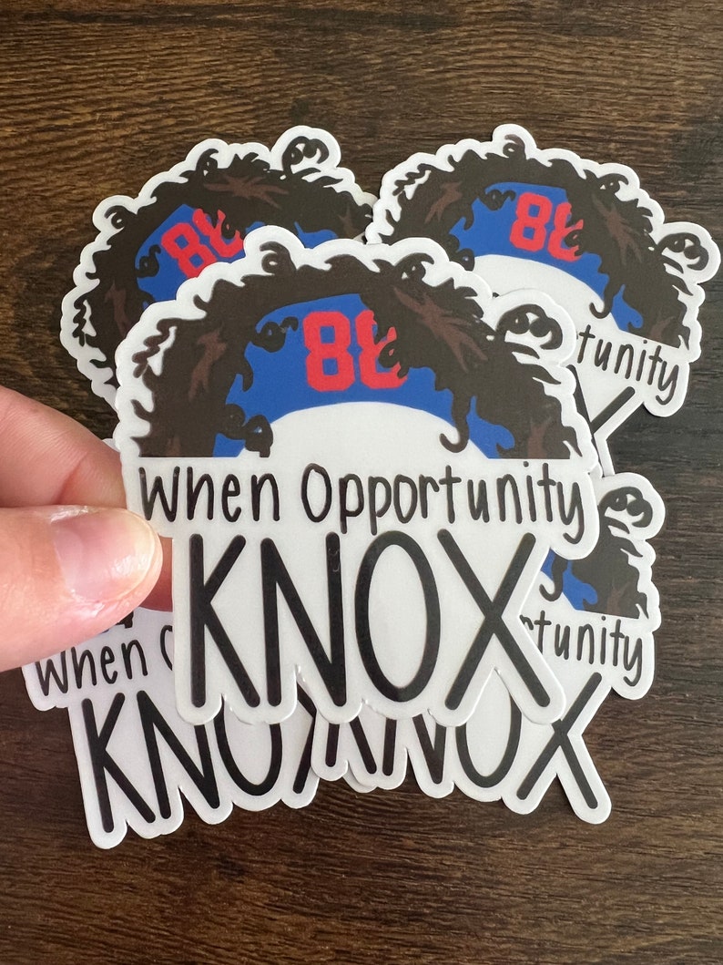 When Opportunity KNOX - Dawson Knox Sticker - Etsy
