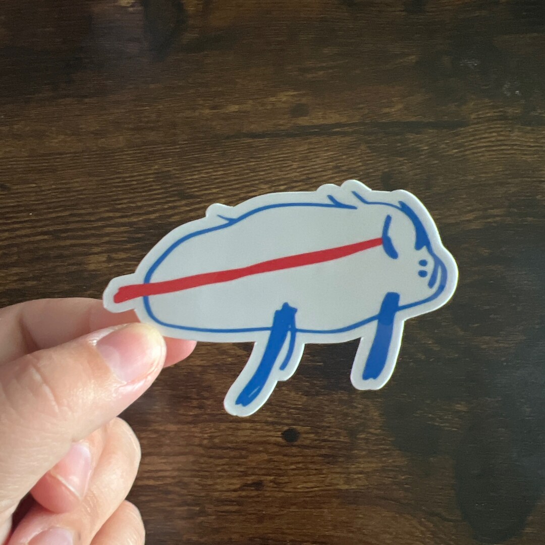 Josh Allen Logo Sticker - Etsy