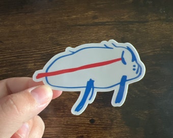 Josh Allen Sticker / Decal, Buffalo Bills Sticker / Decal, Buffalo ...