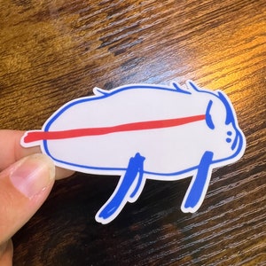 Josh Allen Logo Sticker - Etsy
